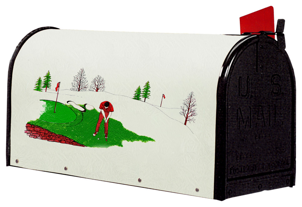 Bacova Fiberglass Wrapped Mailbox, Golf - Contemporary - Mailboxes - by ...