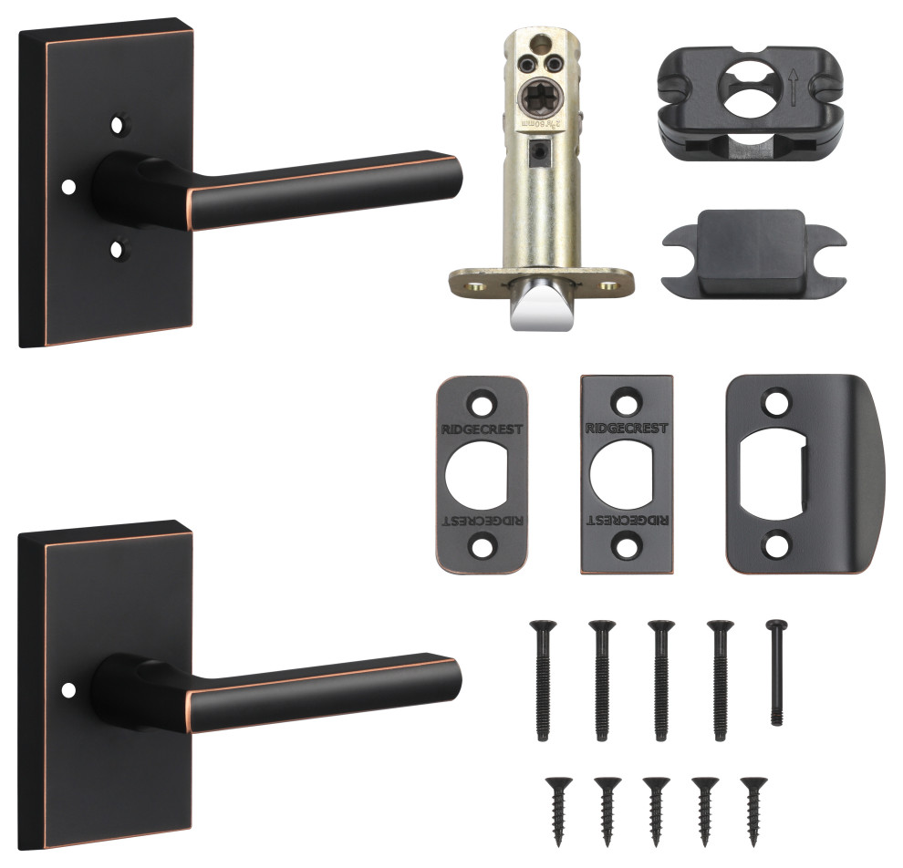 Rustic Series Logan Privacy Lever - Transitional - Door Levers - by ...