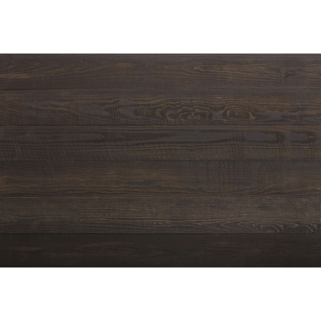 5" x 48" Thermo Treated Black Wood Wall Plank Set - Transitional - Wall ...