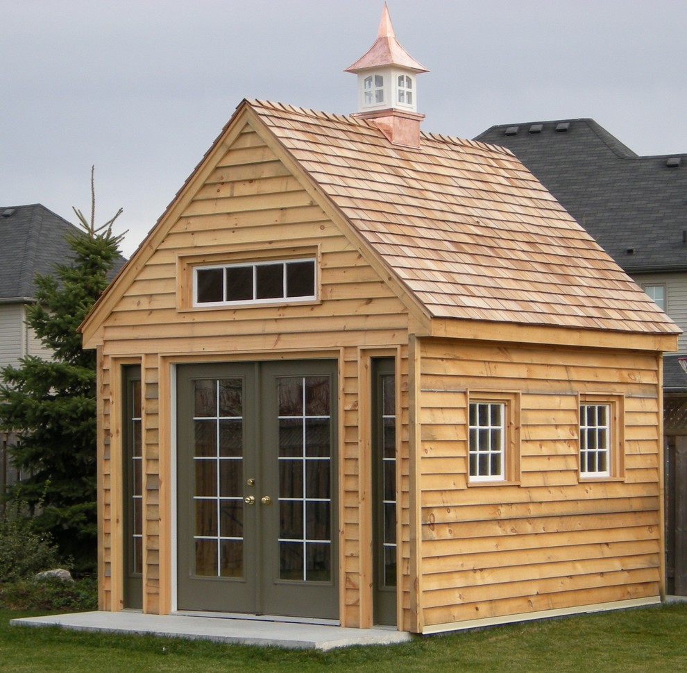 Garden Shed - Traditional - Shed - London - by La Dolce Vita Renovating