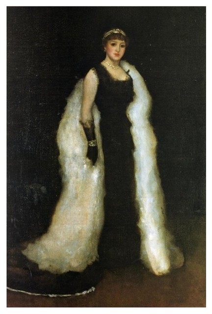 "Arrangement In Black Lady Meux 1881" Print by James McNeill Whistler ...