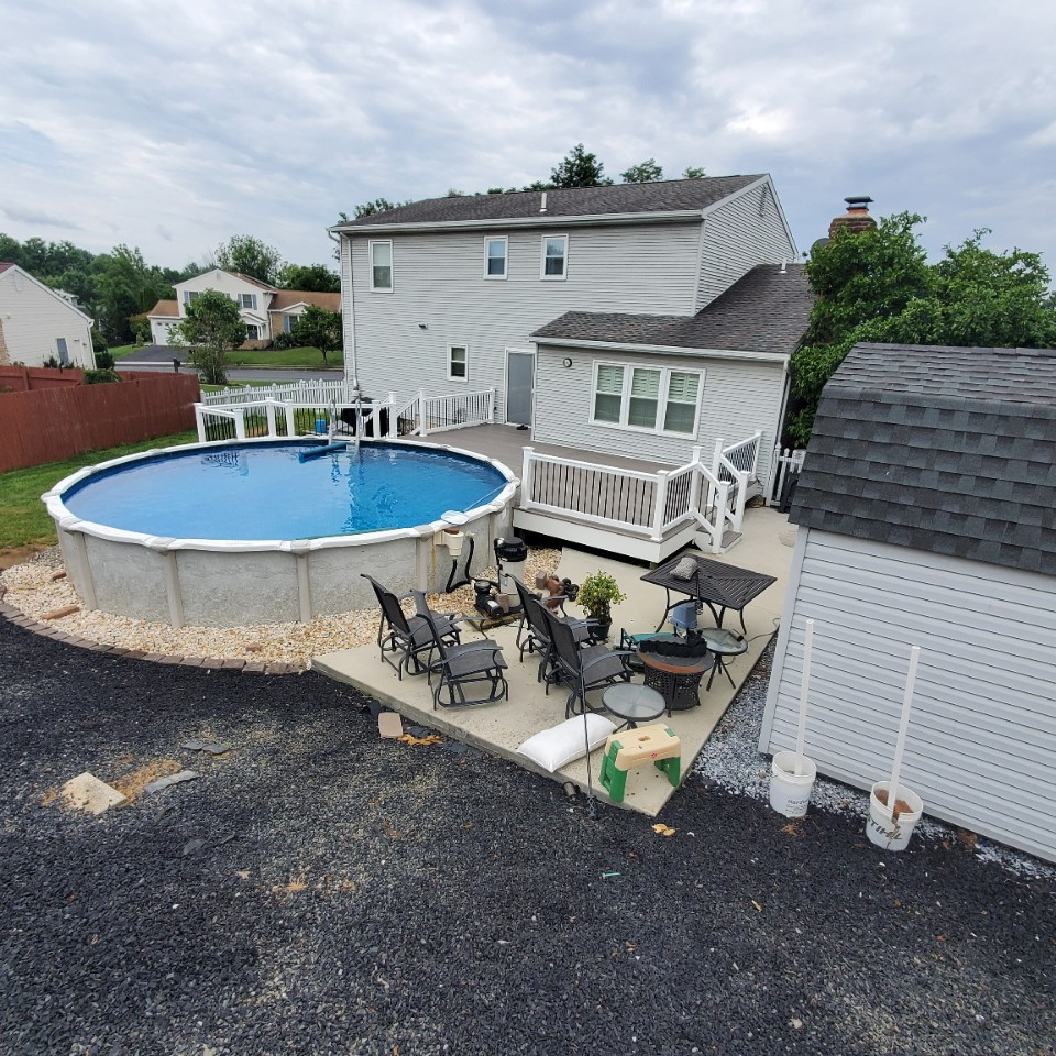Schultz Pool Deck Refurbish - Transitional - Pool - Other - by HFDH ...