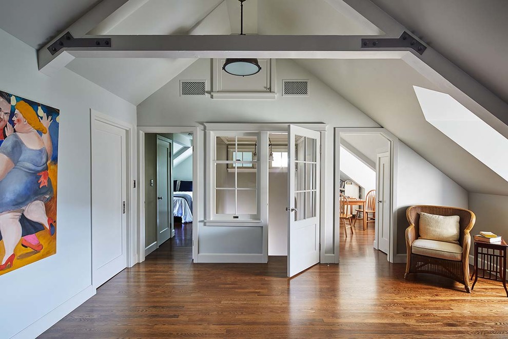 Attic with Cathedral Ceiling - Traditional - by Tim Barber Architects ...