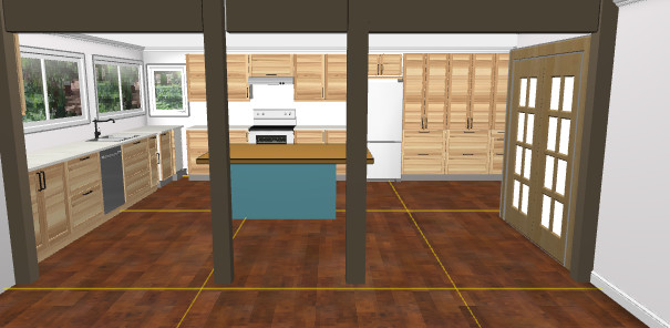 TABLE height kitchen island?? what?? help finalizing kitchen cabinets ...