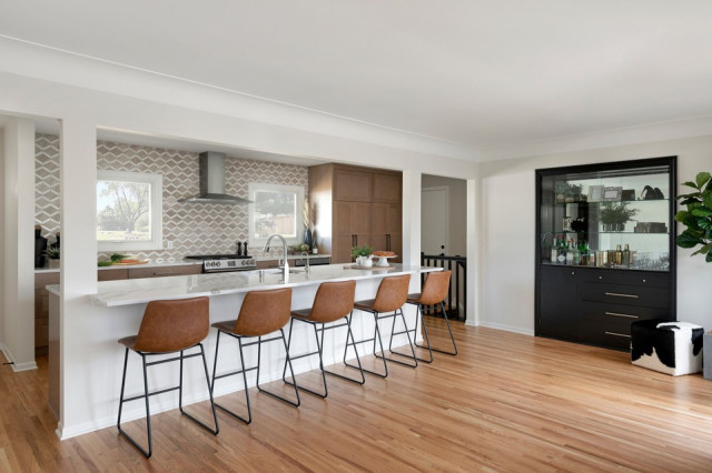 Mid Century Rewind Midcentury Kitchen Minneapolis by Revival House Houzz IE