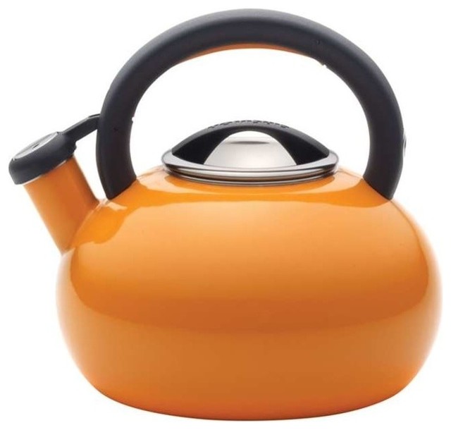 Circulon 2-Quart Sunrise Tea Kettle, Green - Contemporary - Kettles ...