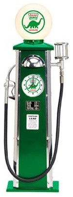 Gas Pump Lamp Clock, Vintage Style - Contemporary - Floor And ...