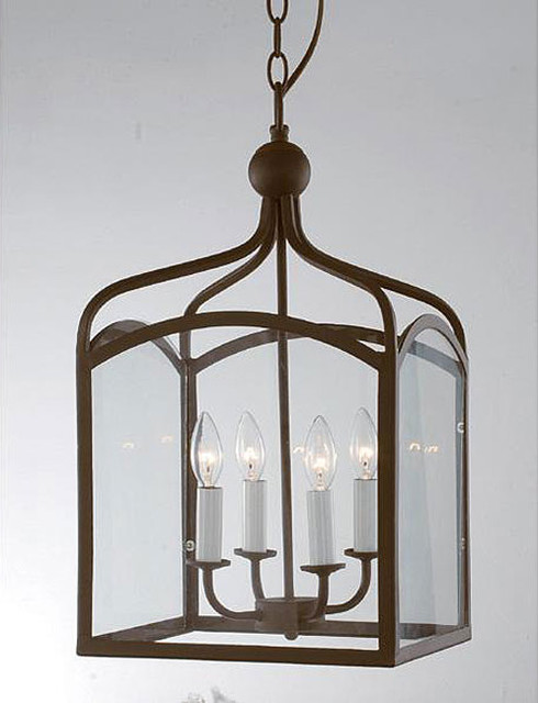 Antique Copper 4-Light Chandelier - Modern - Chandeliers - by Overstock.com