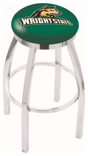 Holland L8C2C Wright State 36" Swivel Bar Stool - Chrome - Contemporary ...