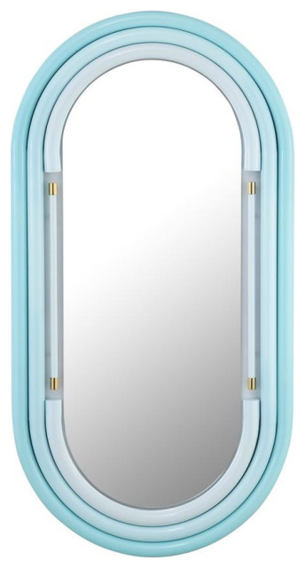 Neon Wall Mirror, Blue - Contemporary - Wall Mirrors - by BisonOffice ...
