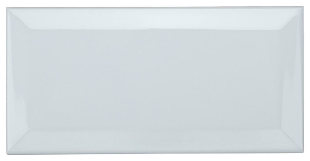 Crown Heights Beveled Ceramic Wall Tile, Sample - Contemporary - Wall ...