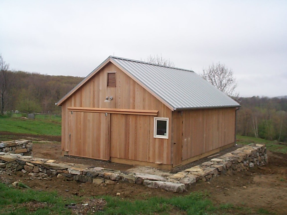 Gable Style Pole Barns - Traditional - New York - by PINE RIDGE POLE BARNS