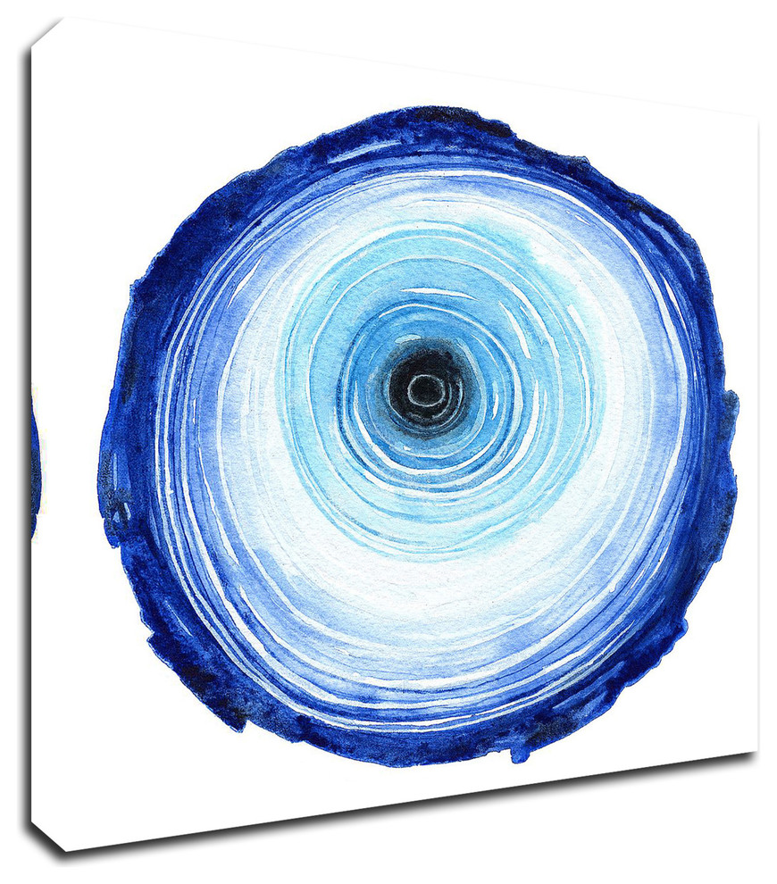 Tree Ring - Indigo by Sam Nagel, Print on Canvas, Ready to Hang ...