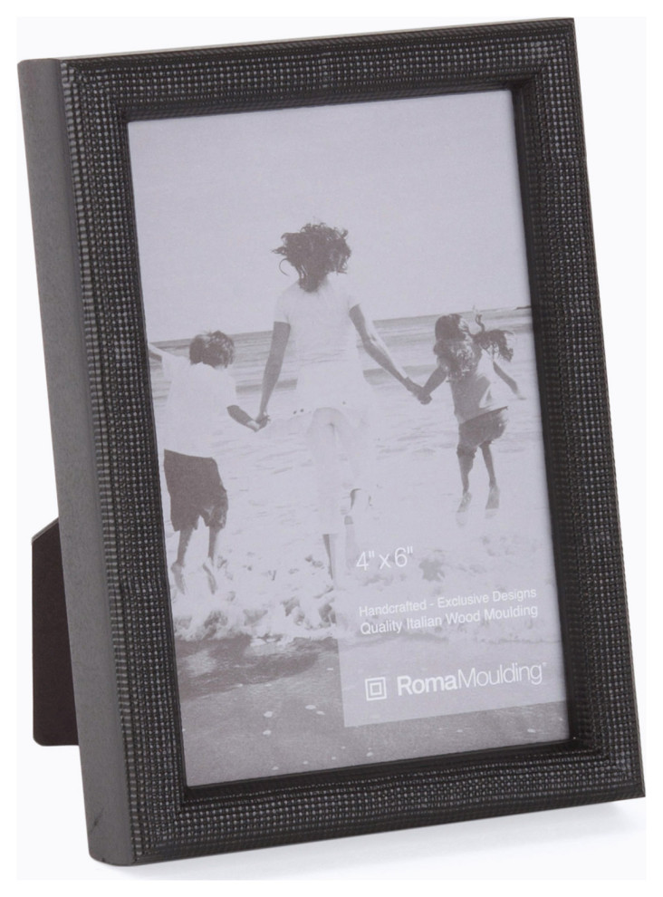 Pointed Black Narrow Width Table Top Frame, 5" x 5" - Transitional ...