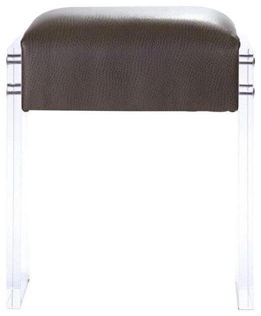 Briar Vanity Stool, Classic Style Seating - Contemporary - Vanity ...