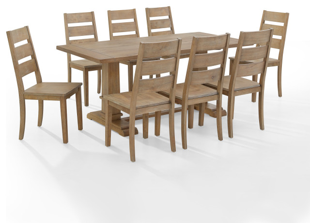 Joanna 9Pc Dining Set - Transitional - Dining Sets - by Homesquare | Houzz