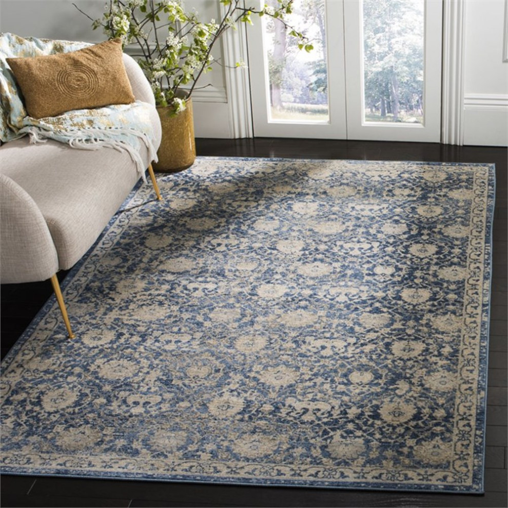 Safavieh Brentwood 11' x 15' Rug in Navy and Cream, 11' x 15 ...