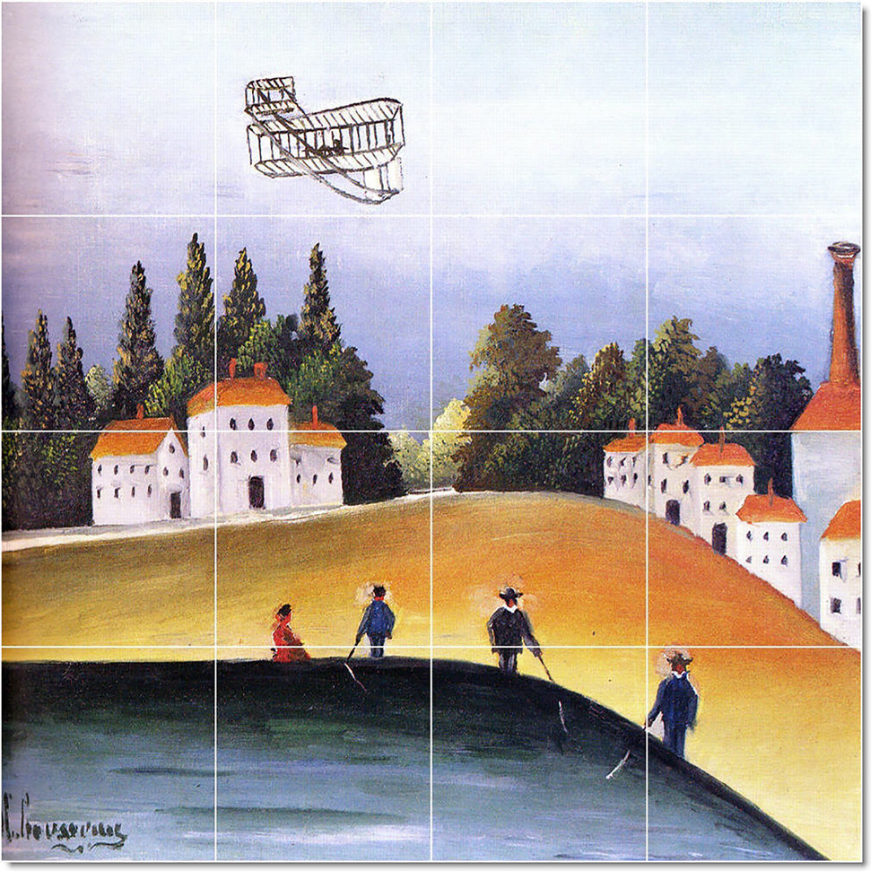 Jean-Jacques Rousseau Poster Art Painting Ceramic Tile Mural #72, 48 ...