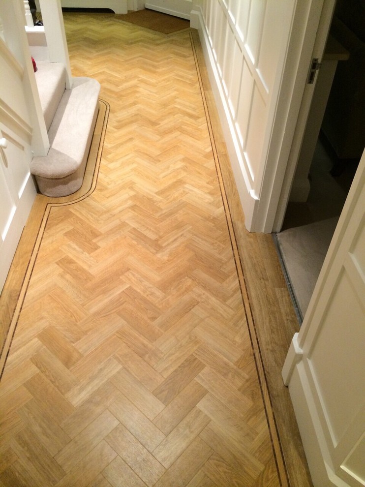 Amtico American Oak Herringbone flooring - Traditional - London - by ...