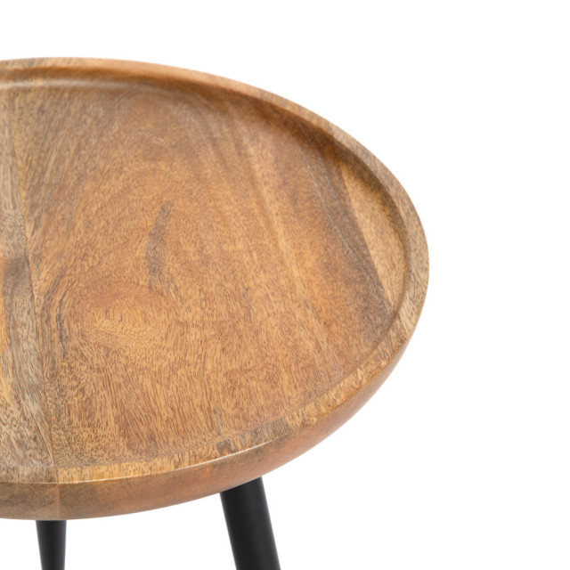 Chevery Small Tri Pin Side Table - Midcentury - Side Tables And End ...