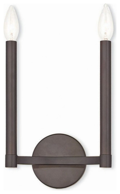 Livex Lighting 40242-07 Alpine - 2 Light ADA Wall Sconce in Alpine ...