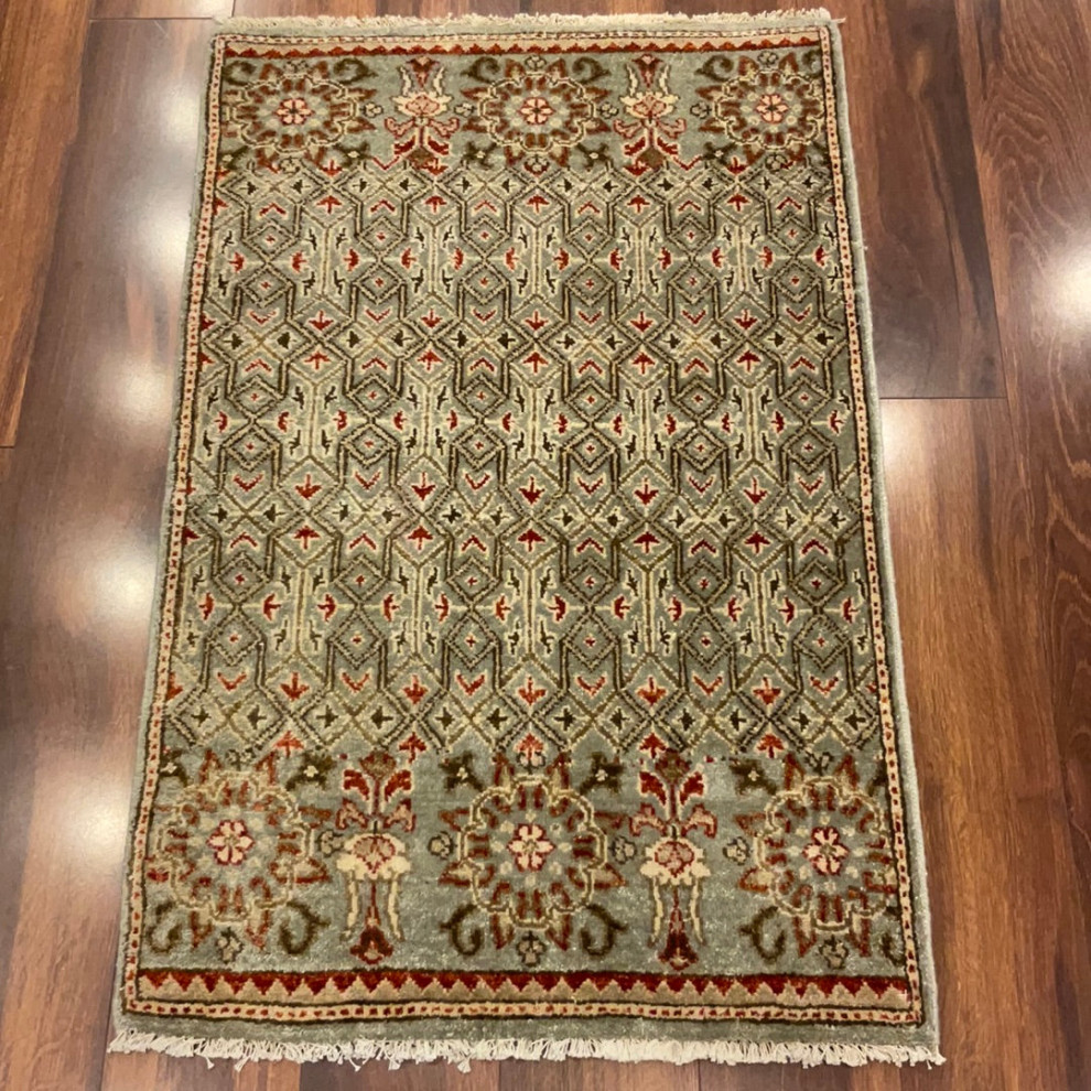 Kaoud Rugs 1 11x3 2 Rectangle Multi Ant Tabriz S Area Rug Traditional Area Rugs By Kaoud