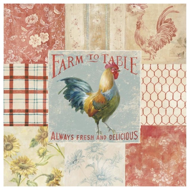 "Farm Nostalgia I" Digital Paper Print by Danhui Nai, 20"x20", 38"x38 ...