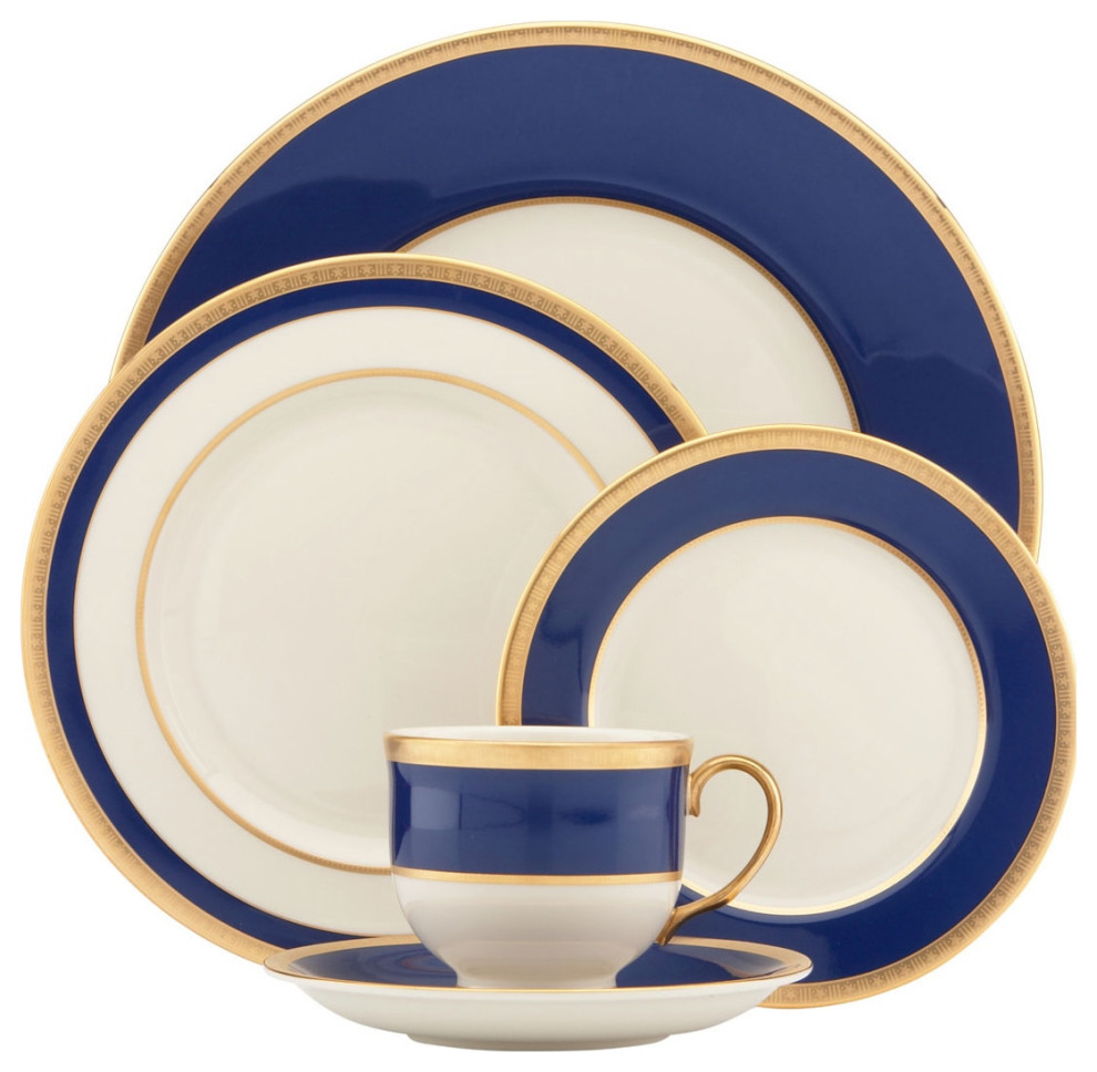 Lenox Independence 5pc Dinnerware Set , Ivory - Contemporary ...