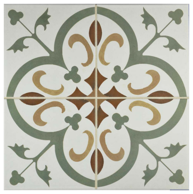 Revival Ceramic Floor and Wall Tile, Memory, Sample - Contemporary ...