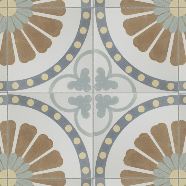 Revival Ceramic Floor and Wall Tile, Ring, Sample - Contemporary - Wall ...