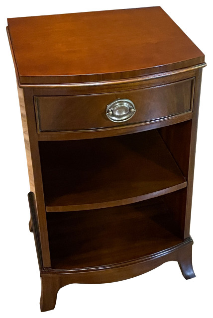NSI227 Mahogany One Drawer Night Stand - Traditional - Nightstands And ...