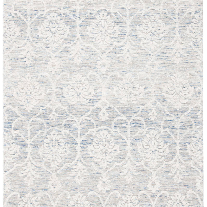 Safavieh Metro Met996l Handmade Light Blue / Ivory Rug, 6' x 9 ...