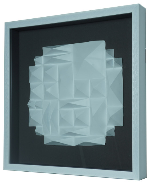 White Ridges Shadow Box Wall Décor - Contemporary - Wall Accents - by ...