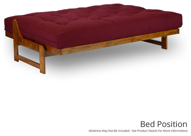 Arden Futon Frame, Solid Hardwood, Queen - Traditional - Futon Frames ...