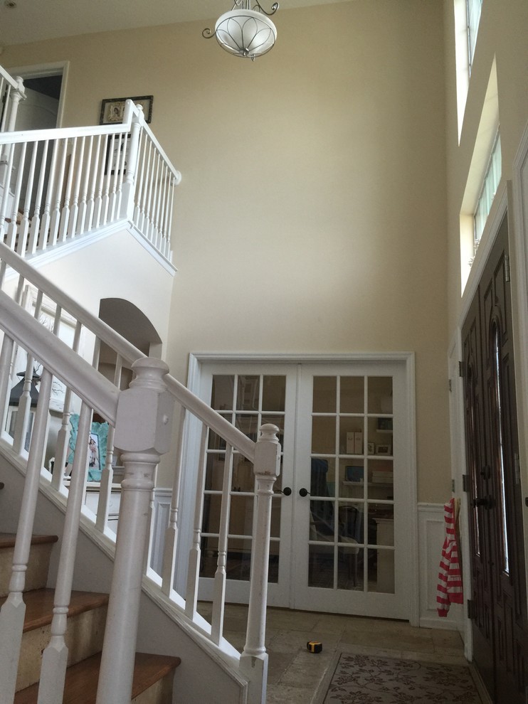 2 storey foyer lighting