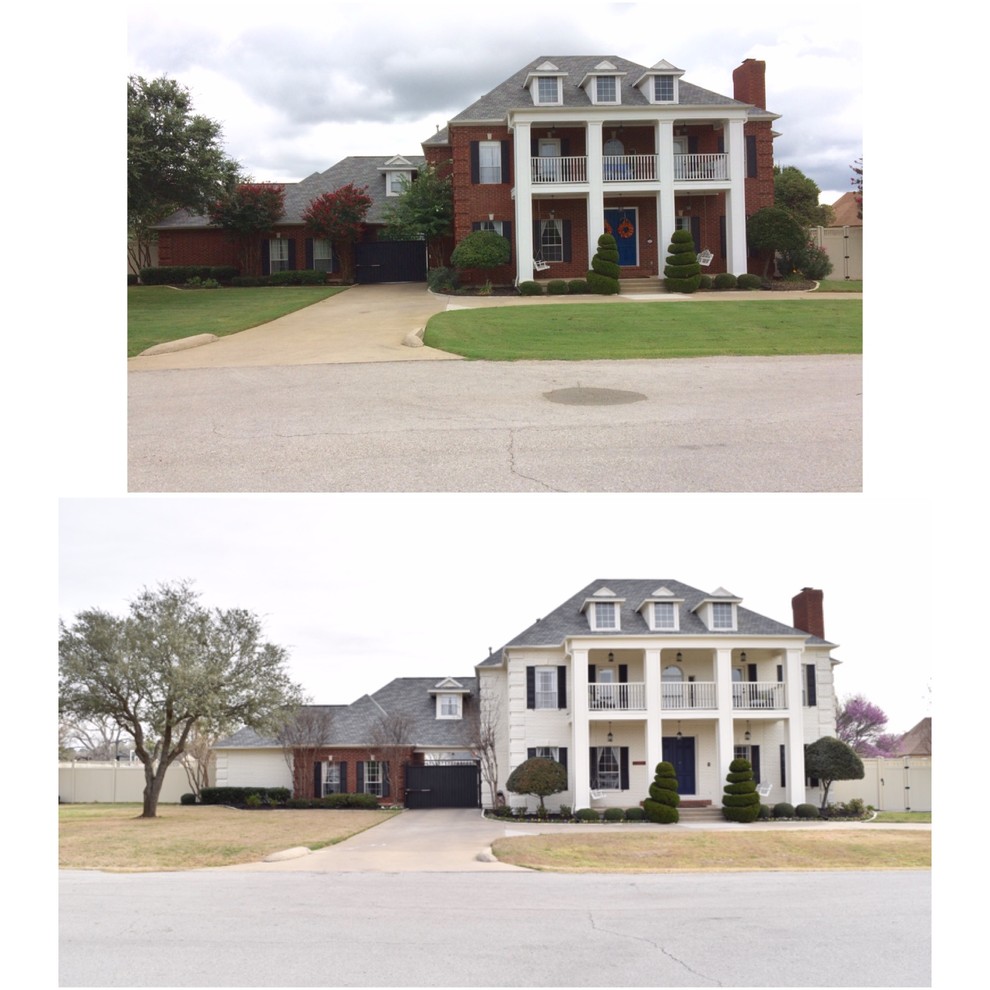Painted Southern Brick Colonial - Finished!