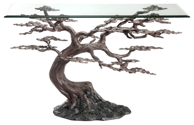 Cypress Tree Console Table - Contemporary - Console Tables - by SPI | Houzz