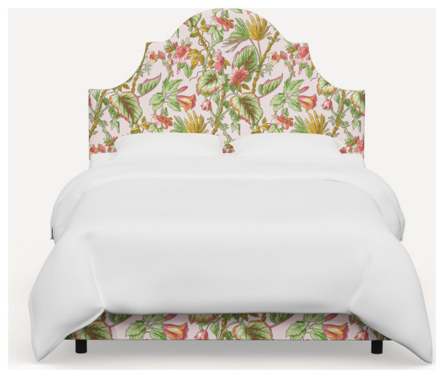 Red from Scalamandre Geneva Bed, Tropical Flora, King - Tropical ...