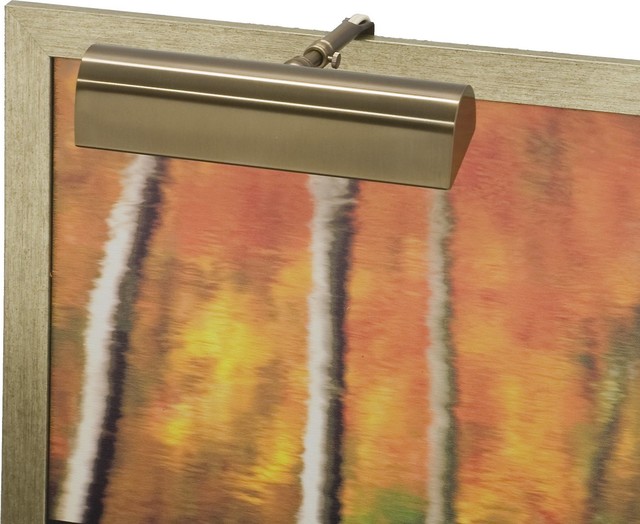 Traditional 9" Statuary Bronze Picture Light - Transitional - Display ...