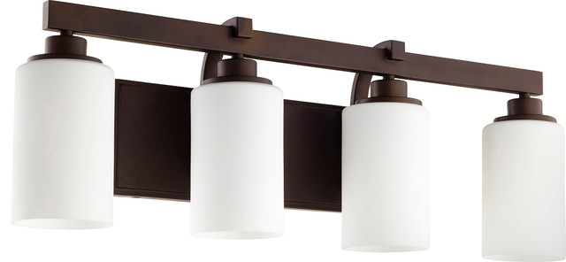 Lancaster 4-Light Vanity Fixture - Transitional - Bathroom Vanity ...