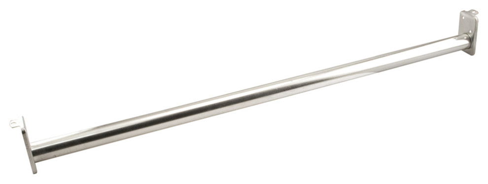 Adjustable Closet Rod, Expands 48" to 72", Steel, Zinc Plated ...