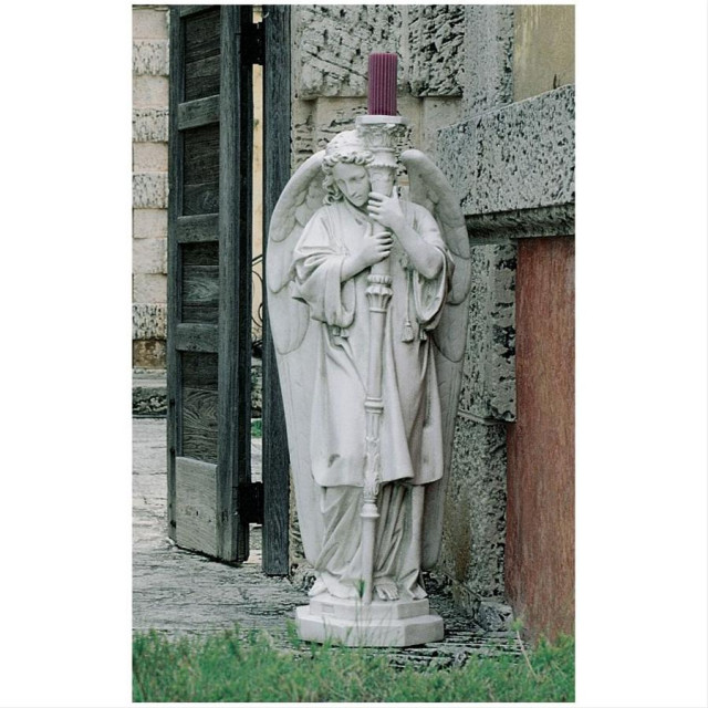 Design Toscano Large Right Guardian of Gate Angel - Traditional ...
