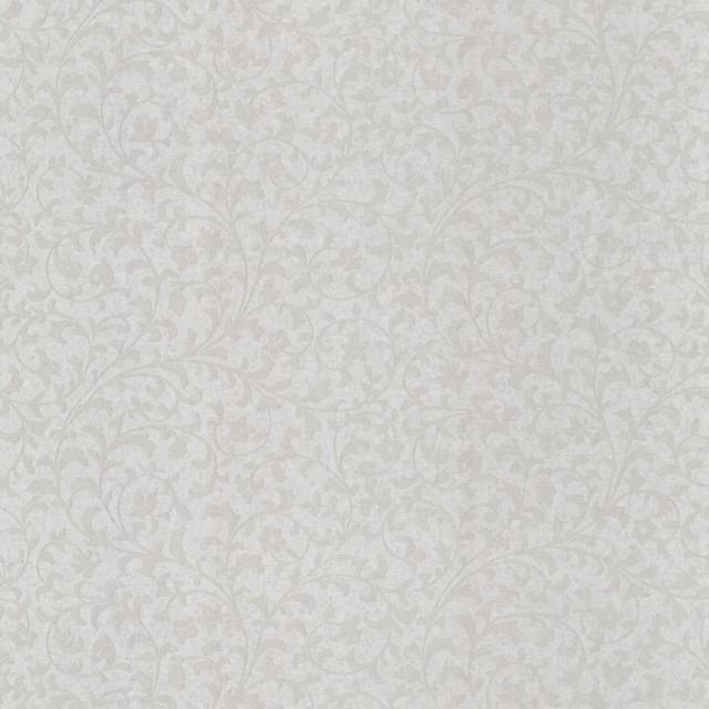 Emperor Light Gray Scroll Print Wallpaper, Sample - Contemporary ...