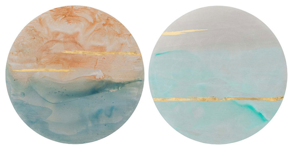 Paragon Horizons II, 2-Piece Set - Transitional - Wall Sculptures - by ...