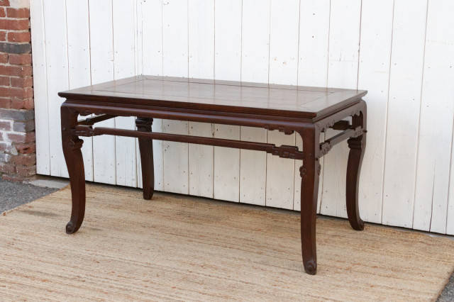 Mid-Century Vietnamese Carved Center Table - Asian - Console Tables ...