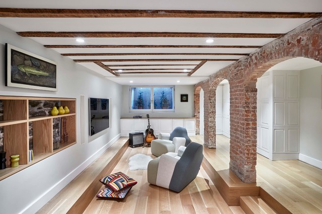 Upper West Side Townhouse - Modern - Basement - New York - by Zimmerman ...