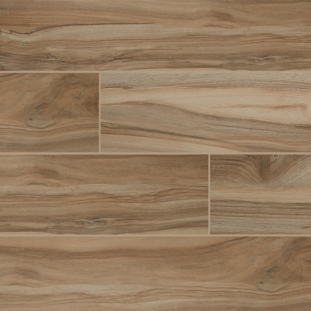 Aspenwood Amber 9x48 Porcelain Tile - Traditional - Wall And Floor Tile ...