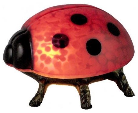 Glass Ladybug Lamp - Eclectic - Table Lamps - by standard specialty