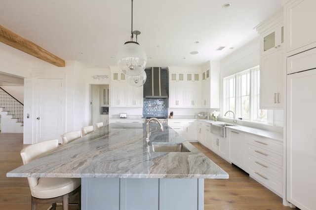 Fantasy Blue Quartzite - Coastal - Kitchen - Charleston - by AGM ...