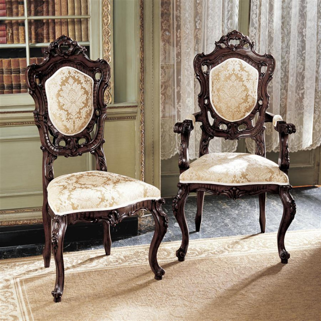 Design Toscano S/6 French Rococo Chairs - Victorian - Dining Chairs ...